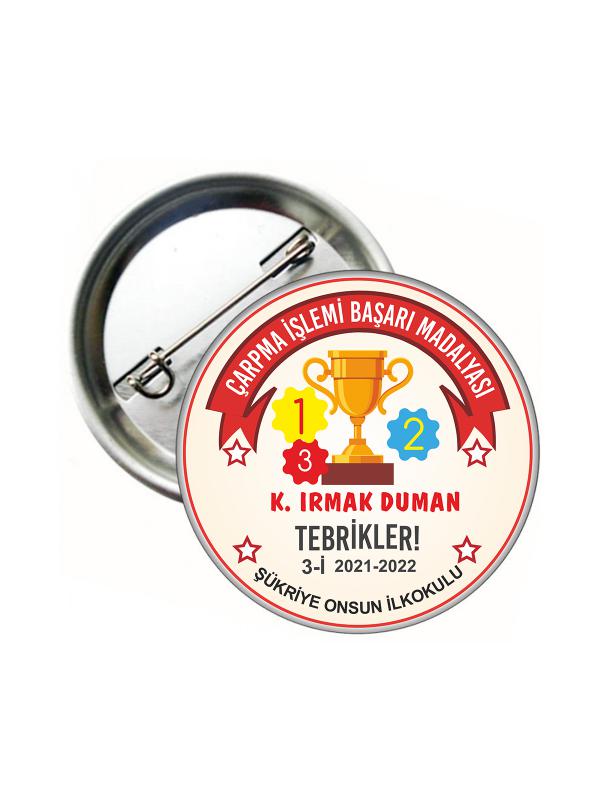 Çarpma İşlemi Başarı Rozeti | En Uygun Fiyatlar için Tıklayın...